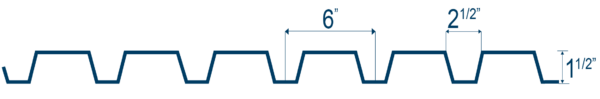1.5″ B Wide Rib Roof Deck – Cordeck