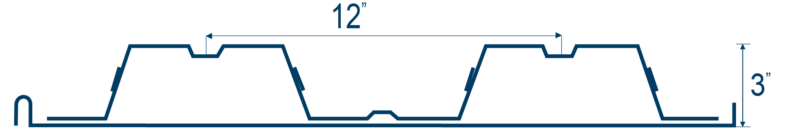 3.0" Cellular Composite Floor Deck | Metal Decking | Floor Deck