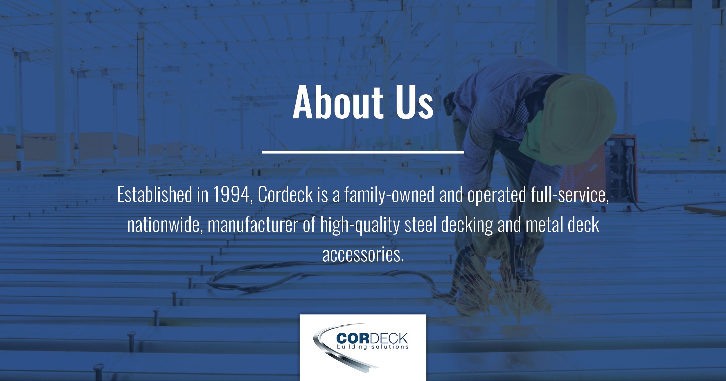 About Cordeck | Metal Decking Supplier | 6 Locations