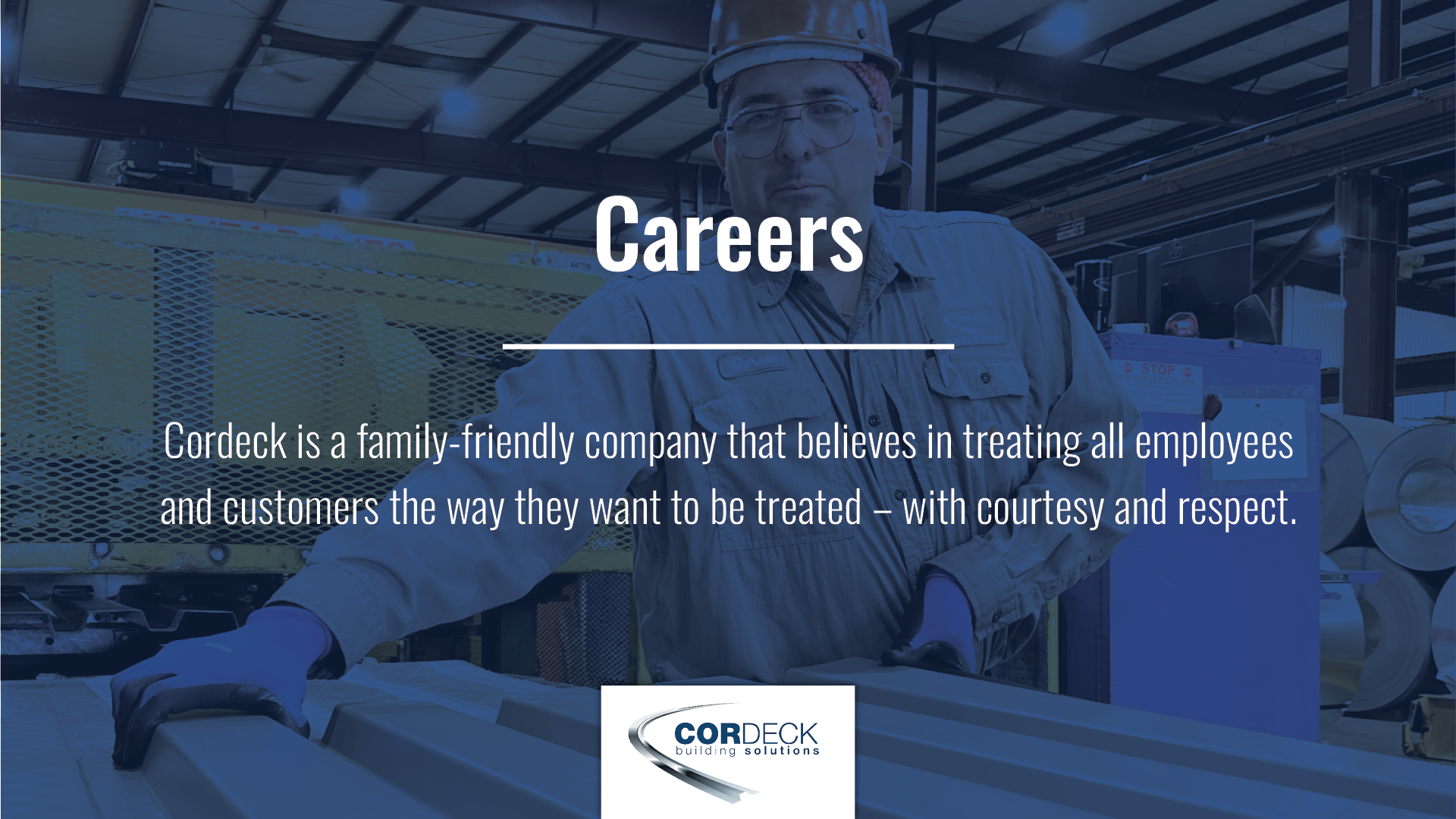 Career at Cordeck | Apply Now | Metal Deck Products
